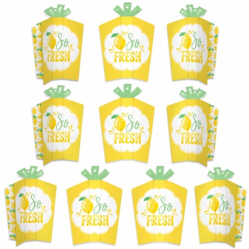 Big Dot Of Happiness So Fresh Lemon Decor Lemonade Party Fold And Flare