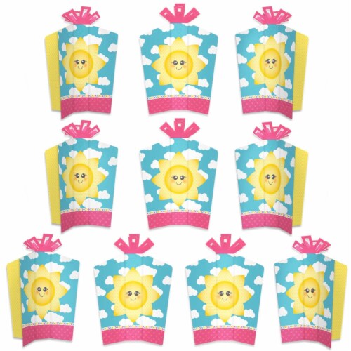 Big Dot Of Happiness You Are My Sunshine Table Decor Party Fold