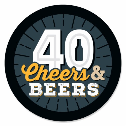 Big Dot Of Happiness Cheers And Beers To 40 Years 40th Birthday