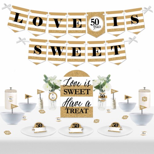 Big Dot Of Happiness We Still Do 50th Wedding Anniversary Snack Bar
