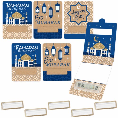Big Dot Of Happiness Ramadan Diy Assorted Eid Mubarak Cash Holder T Funny Money Cards 6 Ct 6
