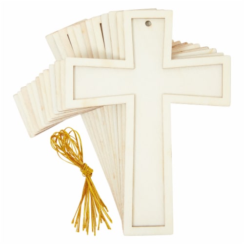 Small wooden crosses for crafts store