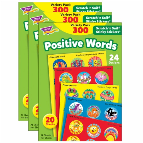 Trend Enterprises Positive Words Stinky Stickers Variety Pack ... Trend Enterprises Positive Words Stinky Stickers Variety Pack ...