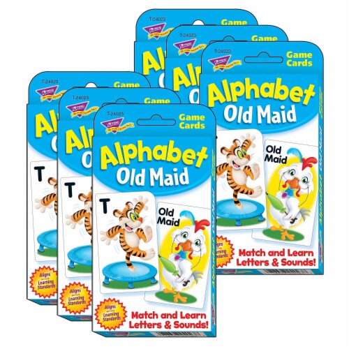 Trend Enterprises TREND Alphabet Old Maid Challenge Cards 6 Sets (T ... Trend Enterprises TREND Alphabet Old Maid Challenge Cards 6 Sets (T ...