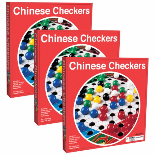 Pressman Chinese Checkers, Pack of 3, Pack of 32 - Kroger Pressman Chinese Checkers, Pack of 3, Pack of 32 - Kroger