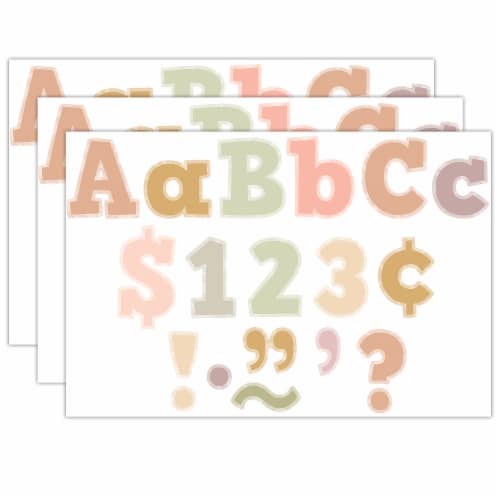 Teacher Created Resources Terrazzo Tones 4 Bold Block Letters Combo