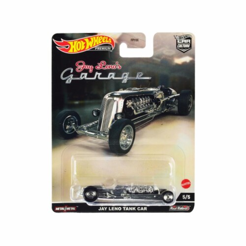 Hotwheels Hcj85 Jay Leno Tank Car Brushed Metal Jay Lenos Garage Diecast Model Car 1 Ct