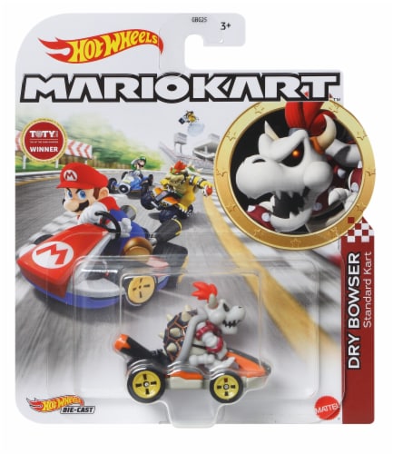 Mattel® Hot Wheels® Mario Kart™ Dry Bowser Standard Kart Toy Vehicle, 1 ... Mattel® Hot Wheels® Mario Kart™ Dry Bowser Standard Kart Toy Vehicle, 1 ...