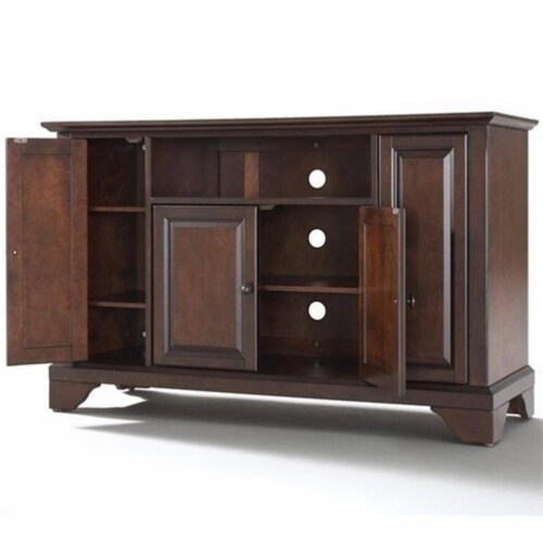 Pemberly Row Wood 48 TV Stand in Mahogany 1 Dillons Food Stores