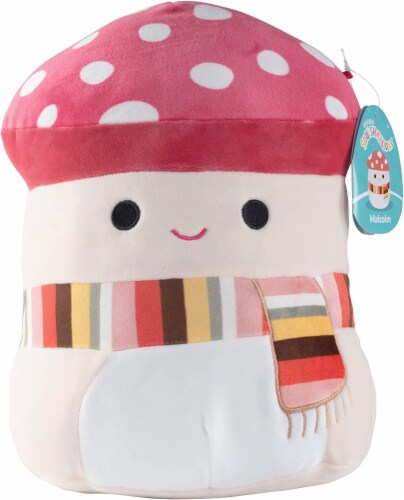 Squishmallows 10 Malcolm The Mushroom with Scarf Plush Official Kellytoy 1 unit Gerbes Super Markets