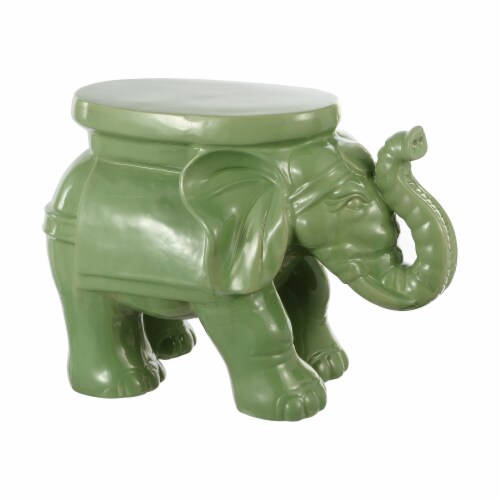 Elephant ceramic garden stool store