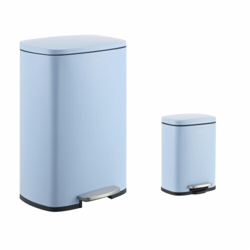 Connor Rectangular 13-Gallon Trash Can with Soft-Close Lid and FREE ... Connor Rectangular 13-Gallon Trash Can with Soft-Close Lid and FREE ...
