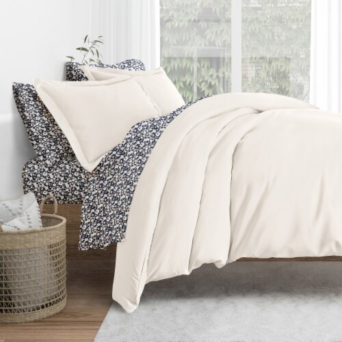 Grey sheets with white comforter store