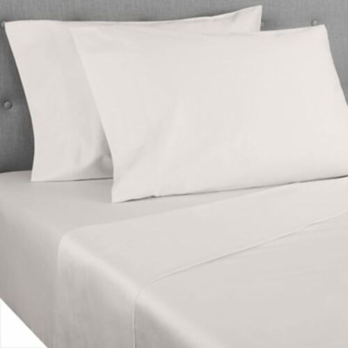 Nestwell™ Cotton Sateen 400 Thread Count Queen Flat Sheet Egret