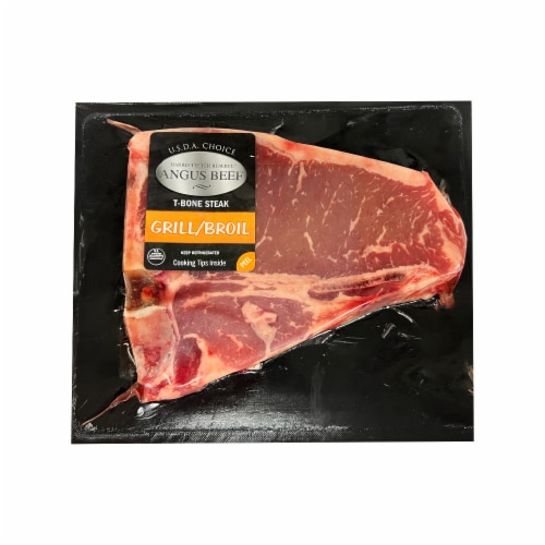 Harris Teeter Reserve Angus Beef T Bone Steak 1 Lb Harris Teeter