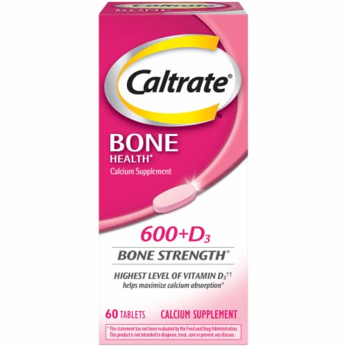 Caltrate 600 D3 Calcium And Vitamin D Supplement Tablets 60 Ct Kroger
