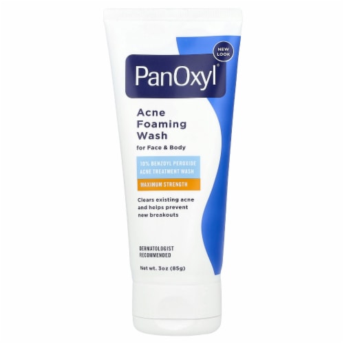Panoxyl Acne Foaming Wash 10 Benzoyl Peroxide Maximum Strength 3 Oz