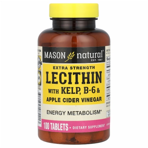 Mason Natural Extra Strength Lecithin Kelp/B6 Plus Apple Cider Vinegar ... Mason Natural Extra Strength Lecithin Kelp/B6 Plus Apple Cider Vinegar ...