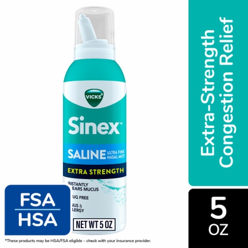 Vicks Sinex Extra-Strength Sinus Congestion Relief Nasal Saline Spray ... Vicks Sinex Extra-Strength Sinus Congestion Relief Nasal Saline Spray ...