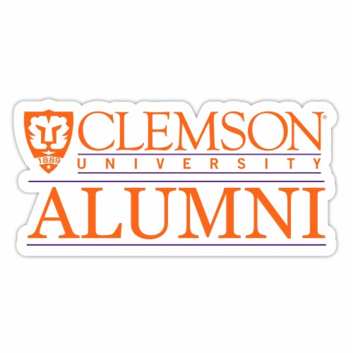 Clemson Tigers 4 Inch Laser Cut Alumni Vinyl Decal Sticker 2 Pack 1 Kroger