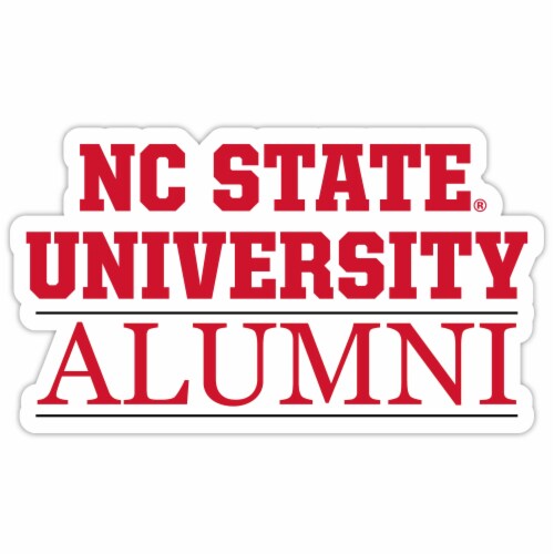 Nc State Wolfpack 4 Inch Laser Cut Alumni Vinyl Decal Sticker 2 Pack 1 Frys Food Stores
