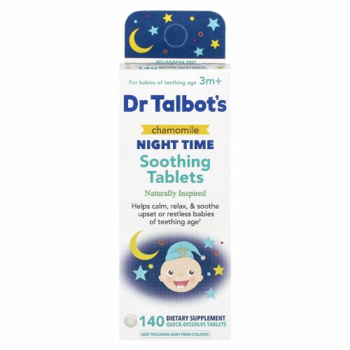 Dr. Talbot s Chamomile Night Time Soothing Tablets 3 m 140 Tablets 140 Count Kroger