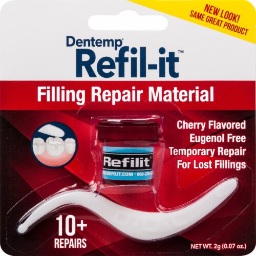 Dentemp® Refil-It™ Cherry Flavored Filling Repair Material, 0.07 oz ... Dentemp® Refil-It™ Cherry Flavored Filling Repair Material, 0.07 oz ...
