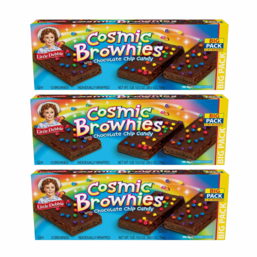 Little Debbie Cosmic Brownies Big Pack 28 Oz (3 Boxes), 3 Boxes - Kroger Little Debbie Cosmic Brownies Big Pack 28 Oz (3 Boxes), 3 Boxes - Kroger