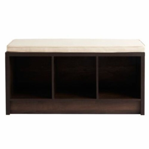 Squared Away™ 3-Cube Storage Bench in Espresso, 3 Cube - Kroger Squared Away™ 3-Cube Storage Bench in Espresso, 3 Cube - Kroger