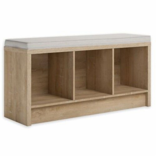 Squared Away™ 3-Cube Storage Bench in Oak, 3 Cube - Fred Meyer Squared Away™ 3-Cube Storage Bench in Oak, 3 Cube - Fred Meyer
