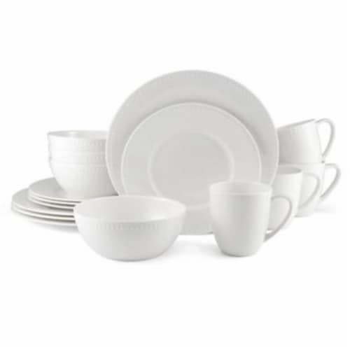 Our Table™ Sawyer Beaded 16-Piece Dinnerware Set in White, 16 units ... Our Table™ Sawyer Beaded 16-Piece Dinnerware Set in White, 16 units ...