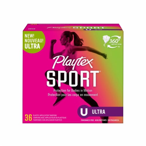 Playtex Sport Tampons Ultra Absorbency Unscented Pack of 6 6 pack Fry s Food Stores