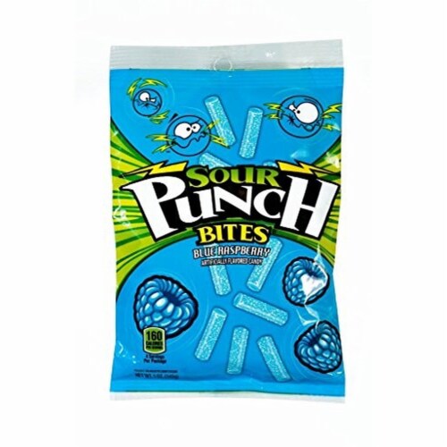 Sour Punch Bites Chewy Blue Raspberry Candies Pack Of 14 14 Pack Kroger