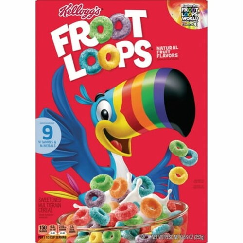 Kelloggs Froot Loops Breakfast Cereal Pack Of 6 6 Pack Kroger
