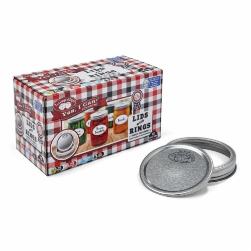 Two Lumps Of Sugar Regular Mouth Lids And Rings Pack Of 14 14 Pack Qfc
