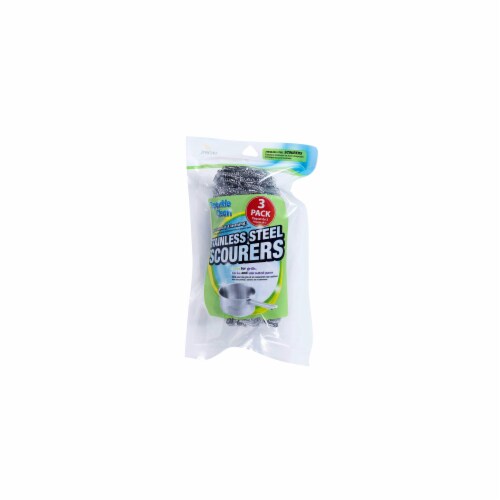 Jacent Everyday Stainless Steel Scourers (Pack of 5), 5 pack - Kroger Jacent Everyday Stainless Steel Scourers (Pack of 5), 5 pack - Kroger