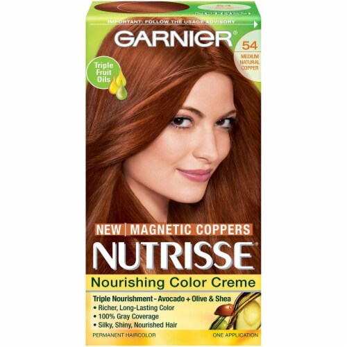 Garnier Nutrisse Medium Natural Copper Hair Dye Kit, 1 Kit - Kroger Garnier Nutrisse Medium Natural Copper Hair Dye Kit, 1 Kit - Kroger