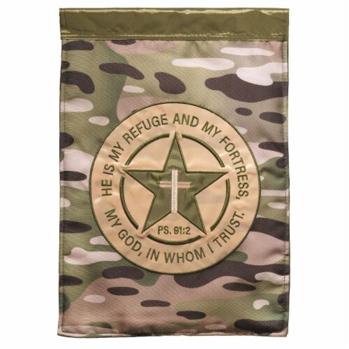 Dicksons FLAG-2062 Flag Double Applique Psalm 91-2 Polyester Garden, 1 ... Dicksons FLAG-2062 Flag Double Applique Psalm 91-2 Polyester Garden, 1 ...