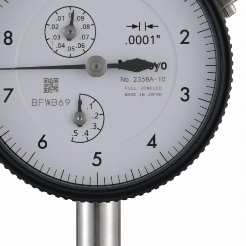 Mitutoyo Dial Indicator 0 In To 5 In White 2358a 10 1 Frys Food Stores