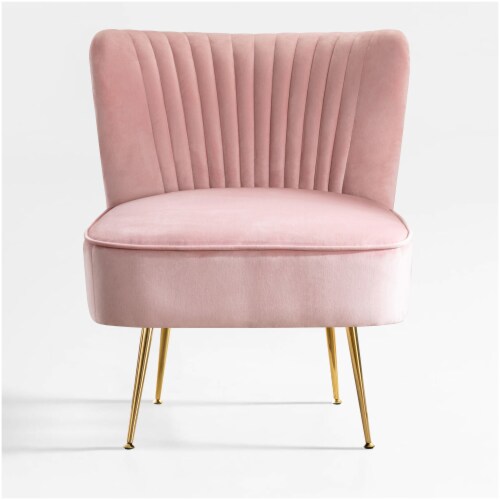 WestinTrends 25 Wide Mid Century Accent Chair Pink 1 Unit Mariano s