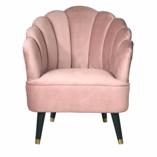 Pink scallop chair b&m store