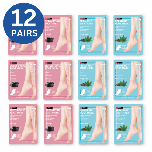 Original Derma Beauty 12 Pairs Repairing Hemp Seed Detoxifying