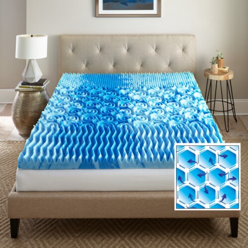 Boyd Sleep 4 Gellux Tri Zone Gel Memory Foam Mattress Topper twin xl Foods Co