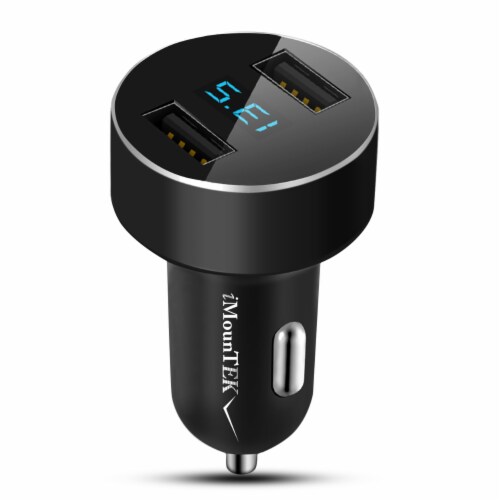 Universal Dual Usb Car Charger Adapter 15W 3.1A Aluminum Alloy Fast Charging Yes Foods Co