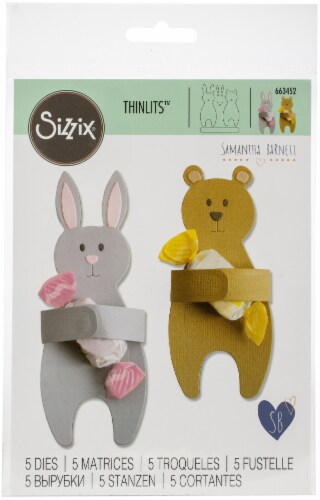 Sizzix Thinlits Dies By Samantha Barnett-Bunny & Bear Hugs, 1 - Fred Meyer Sizzix Thinlits Dies By Samantha Barnett-Bunny & Bear Hugs, 1 - Fred Meyer