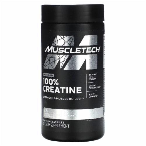 Muscletech Platinum 100 Creatine 100 Veggie Capsules 100 Count Qfc