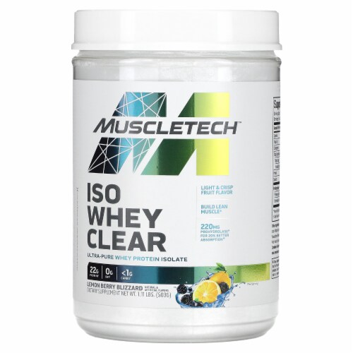 Muscletech ISO Whey Clear Ultra Pure Protein Isolate Powder 1.1 lbs Fred Meyer