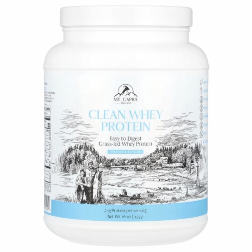 Mt. Capra Clean Whey Protein Unsweetened - 16 oz (453 g), 16 oz ... Mt. Capra Clean Whey Protein Unsweetened - 16 oz (453 g), 16 oz ...