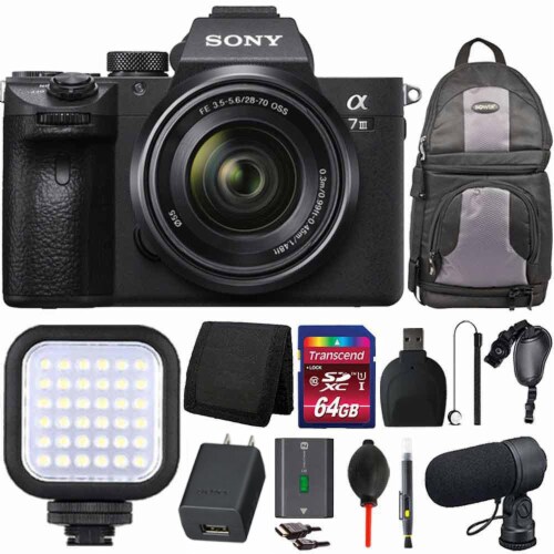 Sony A7 Iii Full Frame Mirrorless Digital Camera With 28 70mm Oss Lens