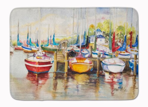 Paradise Yacht Club II Sailboats Machine Washable Memory Foam Mat, 19 X ... Paradise Yacht Club II Sailboats Machine Washable Memory Foam Mat, 19 X ...